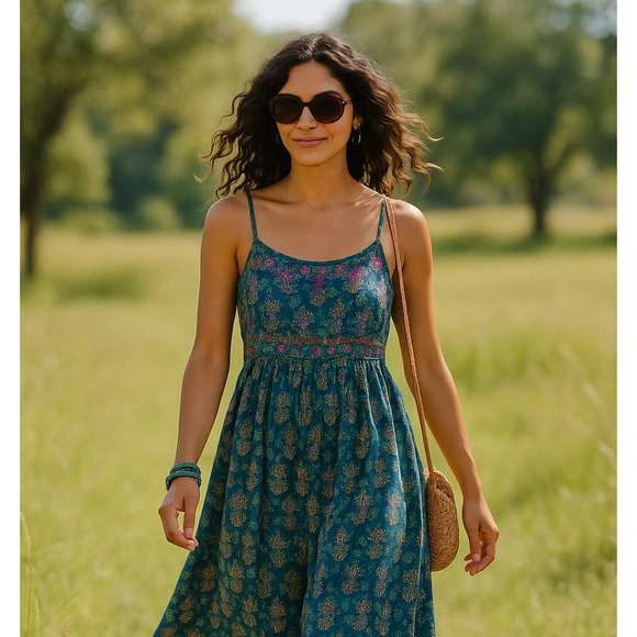 NATURAL LIFE | Dresses | Natural Life Boho Floral Embroidered Sara ...